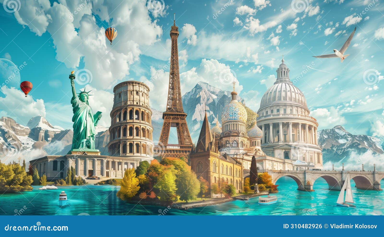Explore Iconic Landmarks and Scenic Views through Travel and Adventure ...