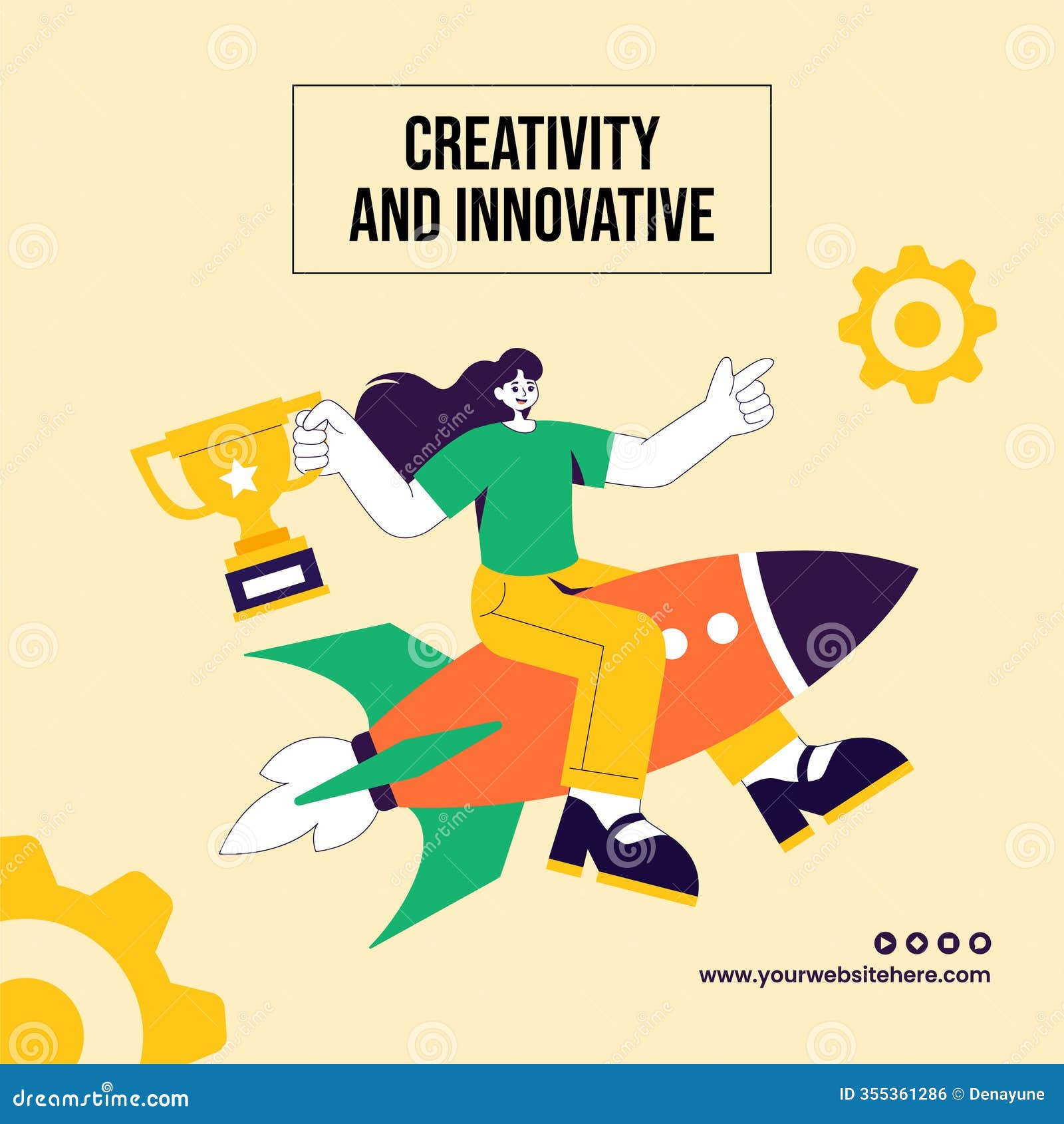 Explore Innovative and Creative Social Media Post Templates in Hand ...