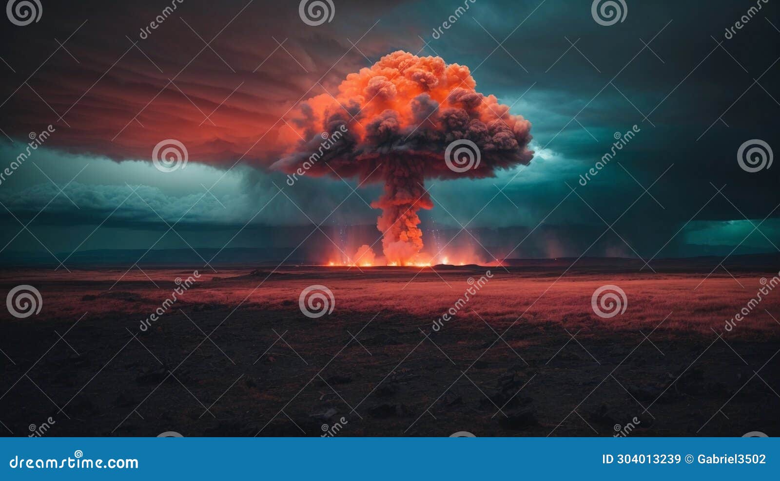 Atomic Explosion Artwork. Atomic Blast Abstract Art. Atomic Burst ...