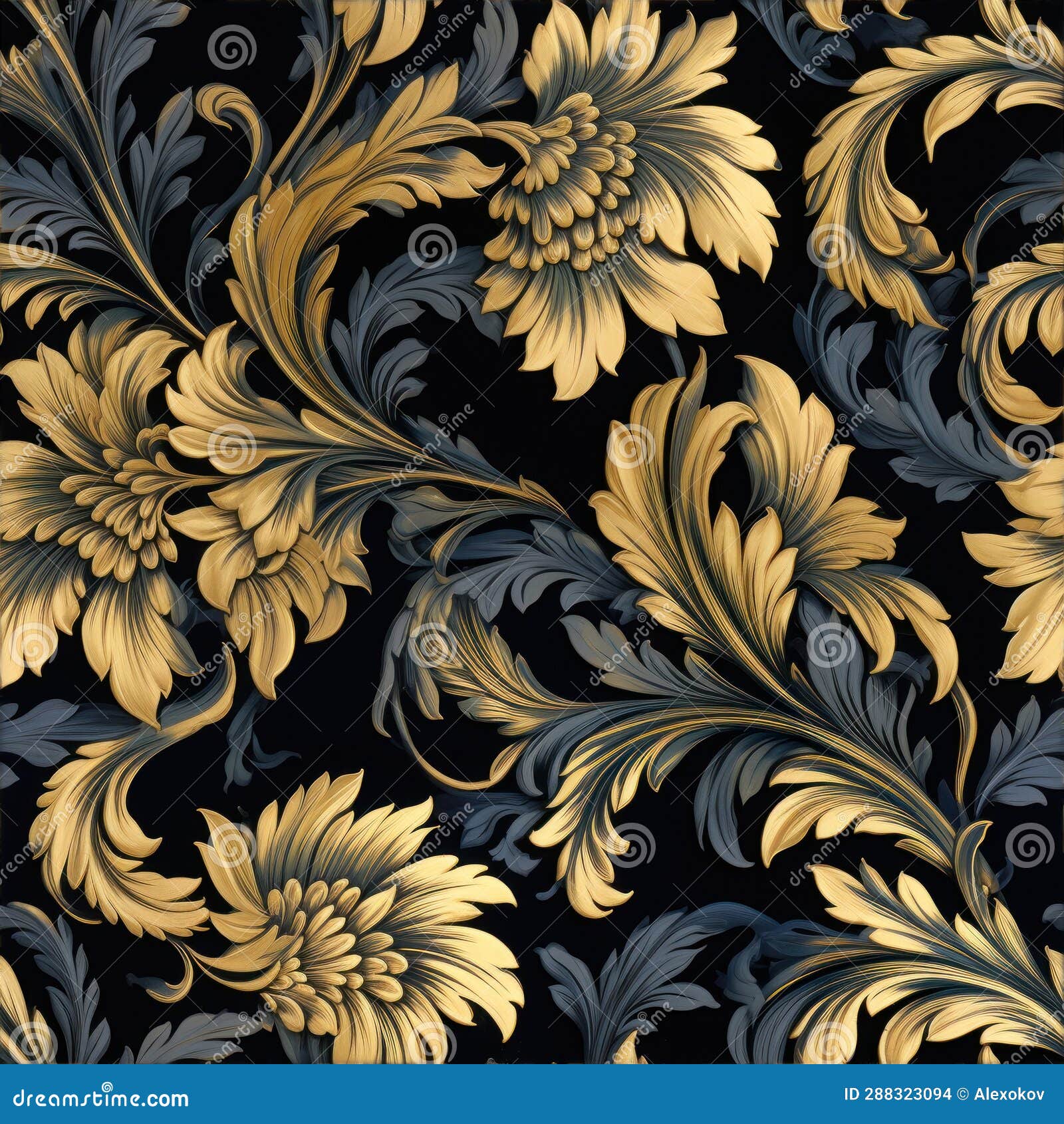 Explore the Intricate Beauty of Baroque Design AI Generated Stock ...