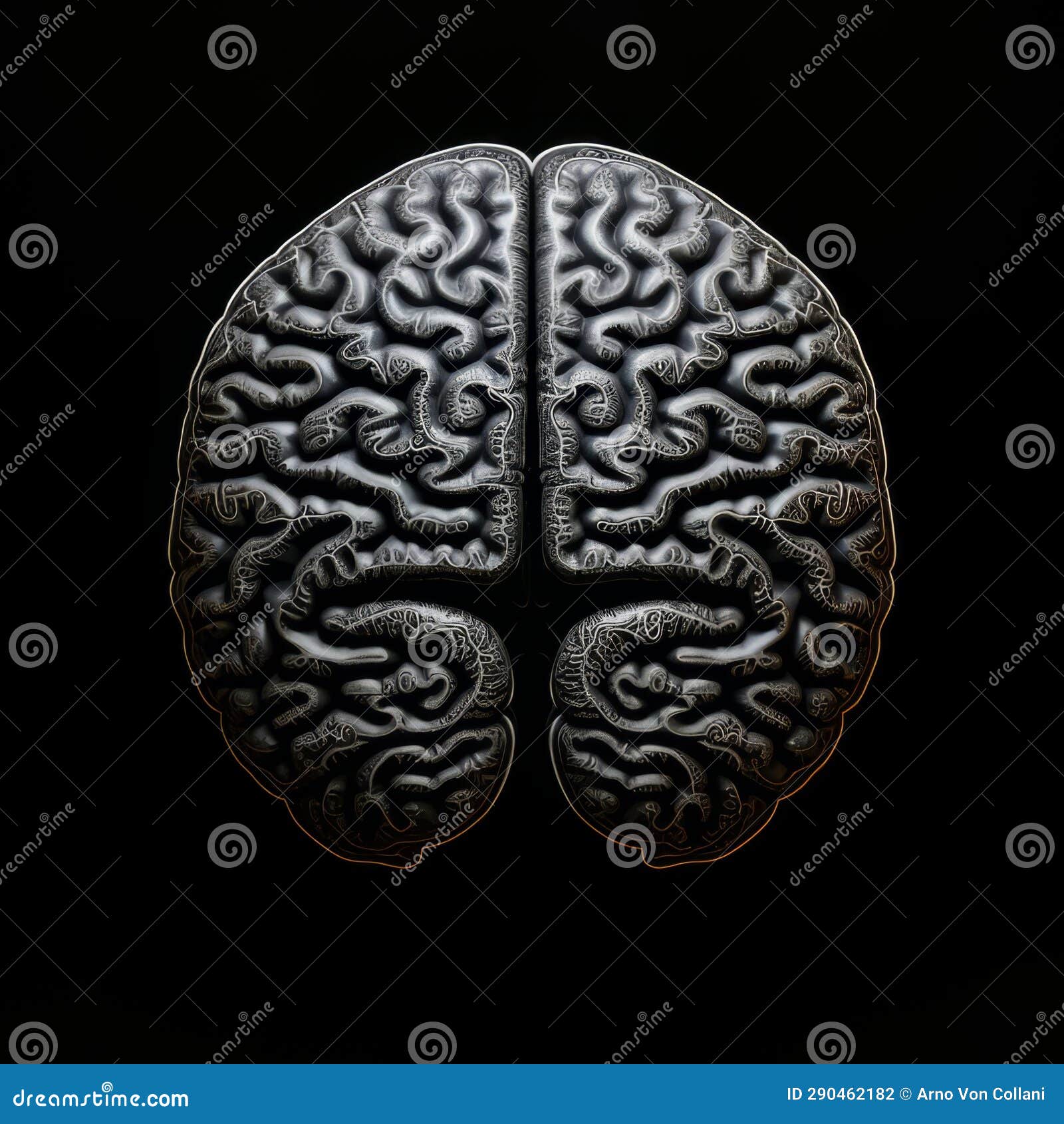 Unveiling the Inner Workings: Detailed Cross-Section of Human Brain ...