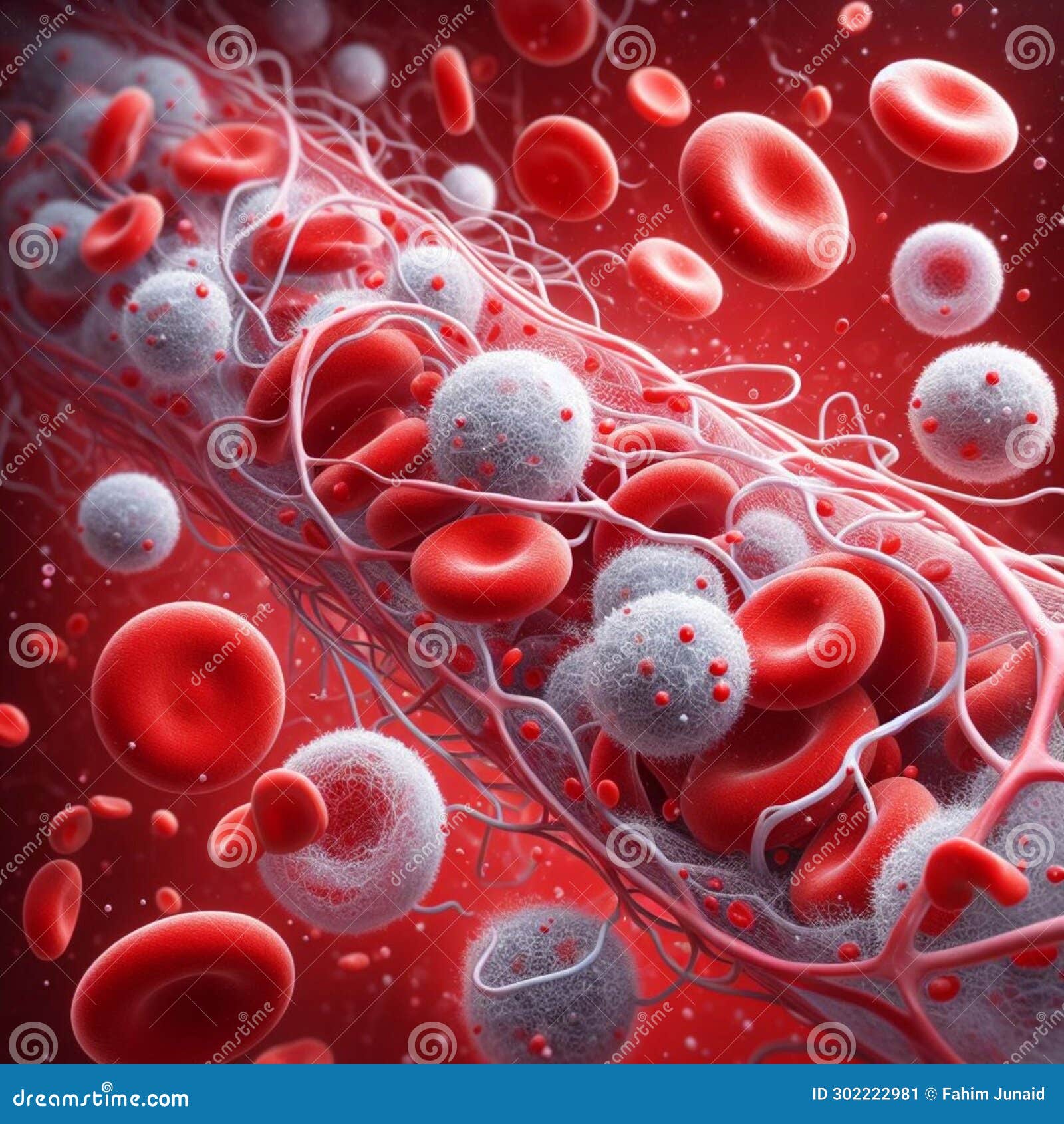 Thrombus Formation Cartoon Vector | CartoonDealer.com #109182205