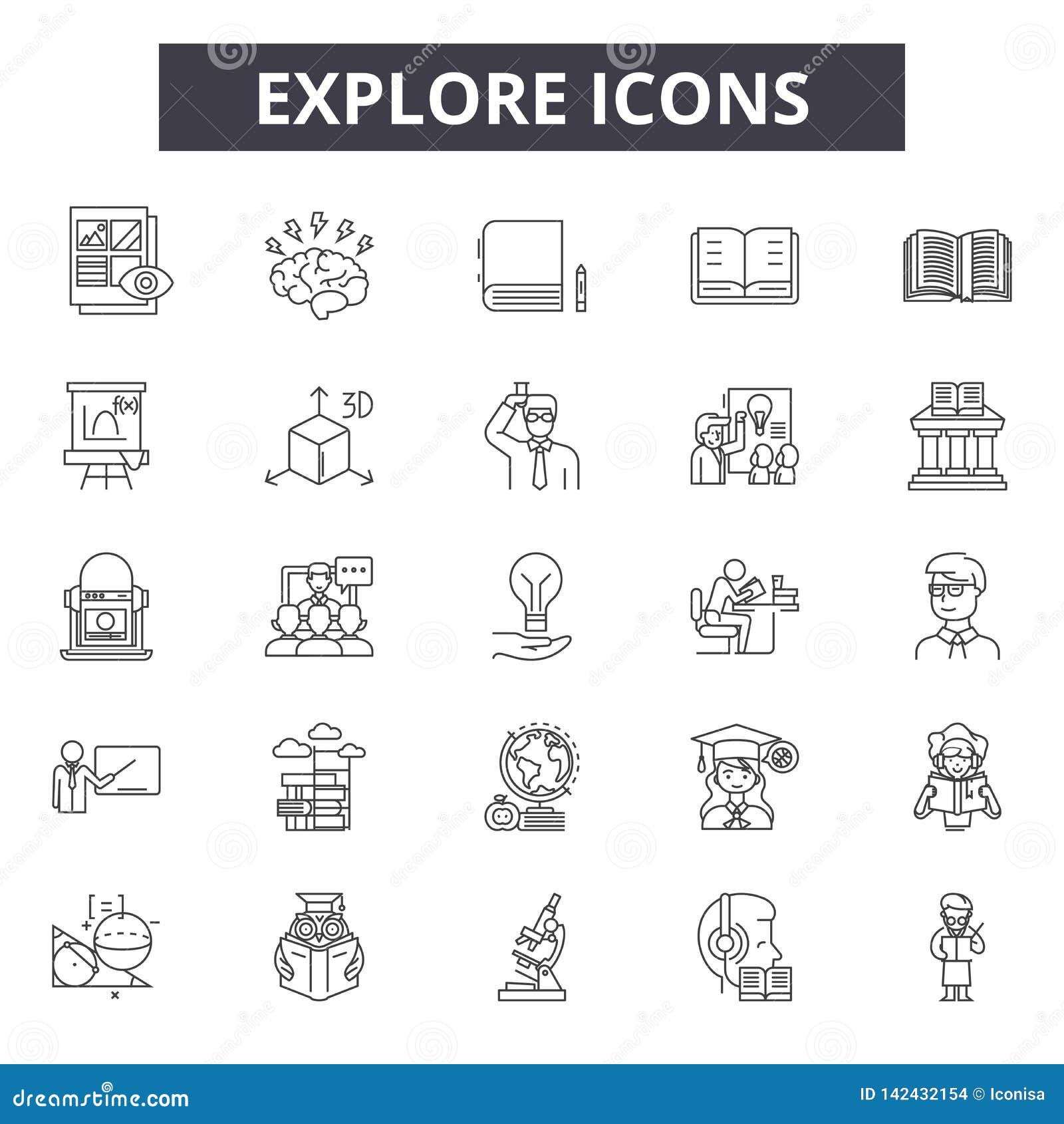 Explore Line Icons for Web and Mobile. Editable Stroke Signs. Explore ...