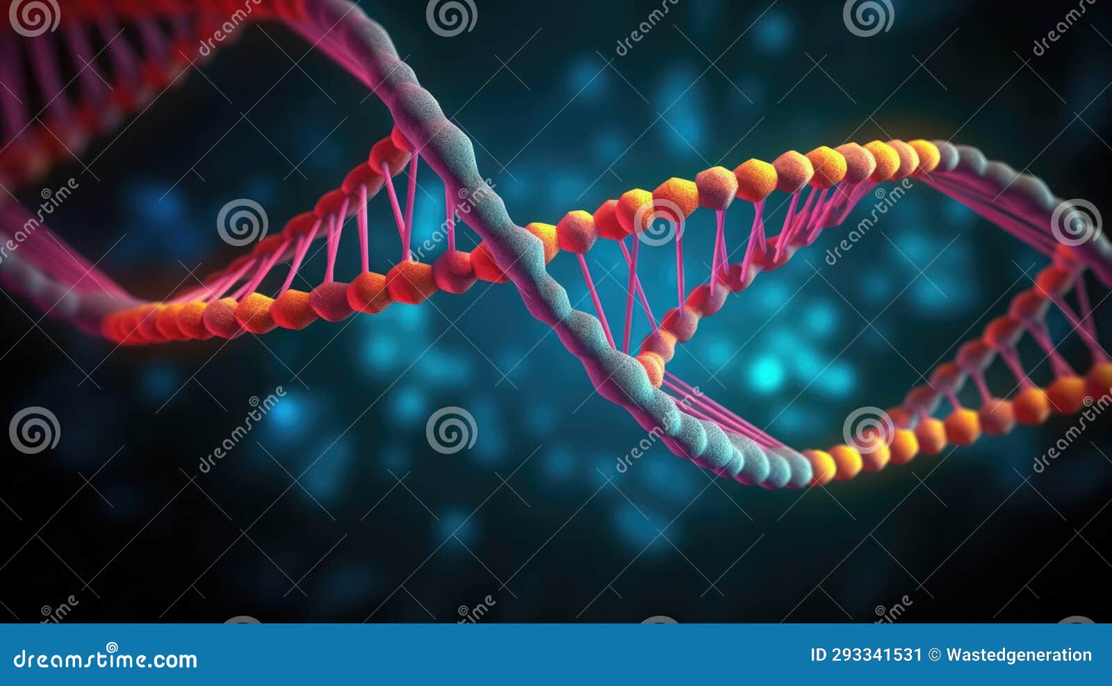 Mesmerizing 3D DNA Molecules, Illustrating the Intricate Structure of ... Mesmerizing 3D DNA Molecules, Illustrating the Intricate Structure of ...