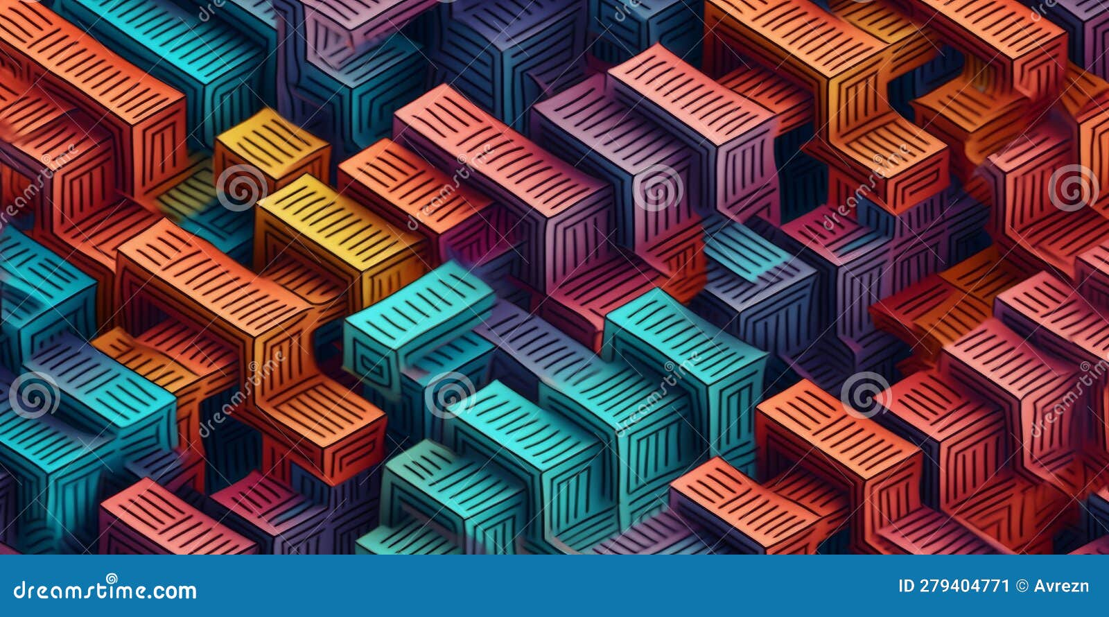 Zentangle Isometric Ordered: Beautiful Colorful Impossible Structures ...