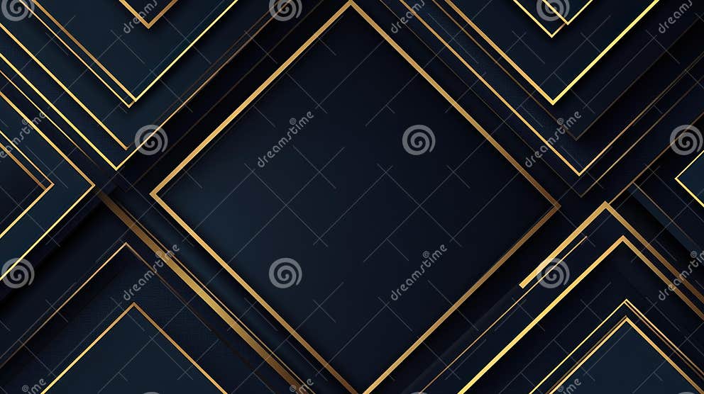 Explore a Modern Design with Layered Rectangle Patterns on a Rich Navy ...