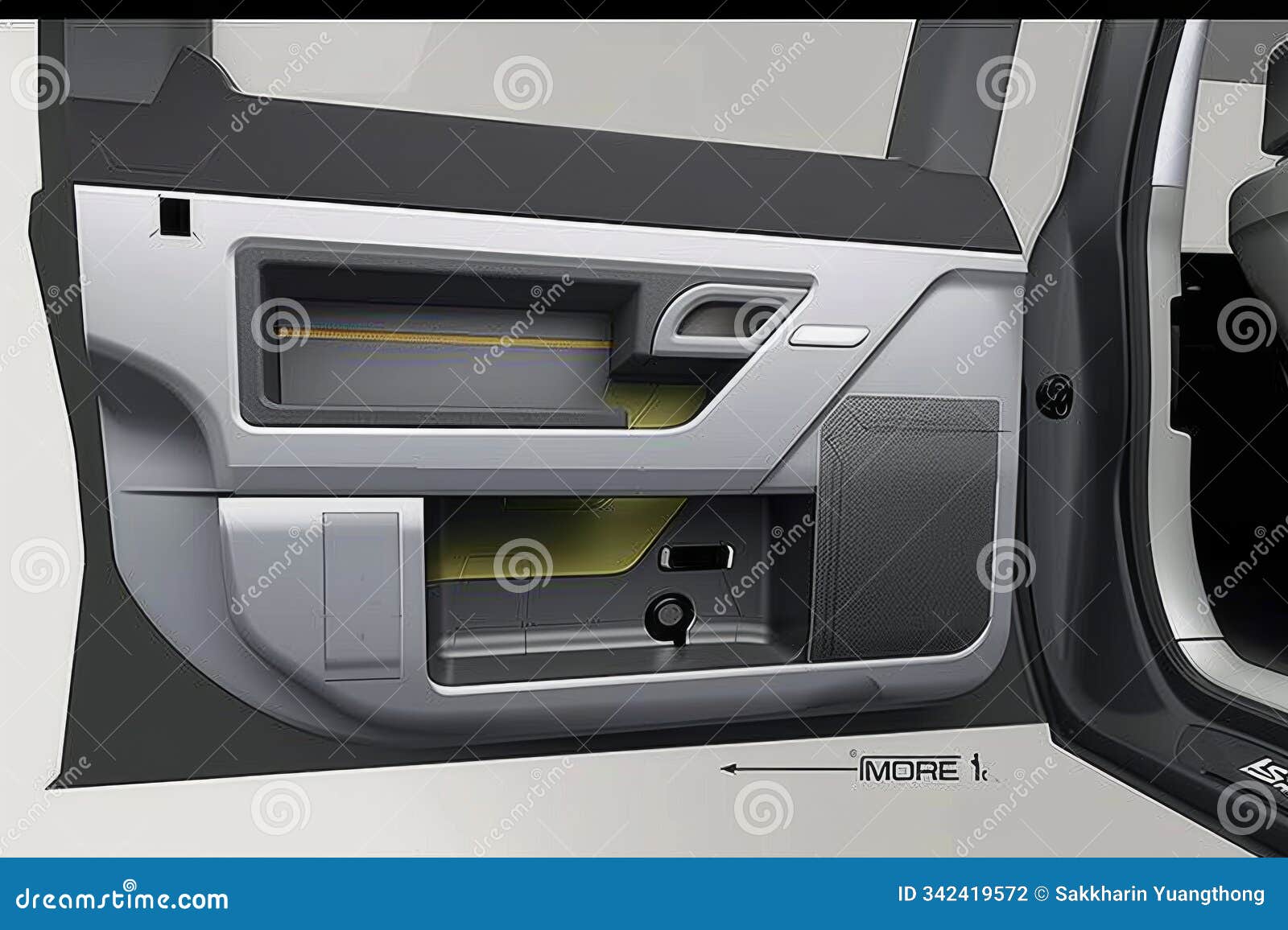 Innovative Car Door Design Concept Generative AI Stock Illustration ...