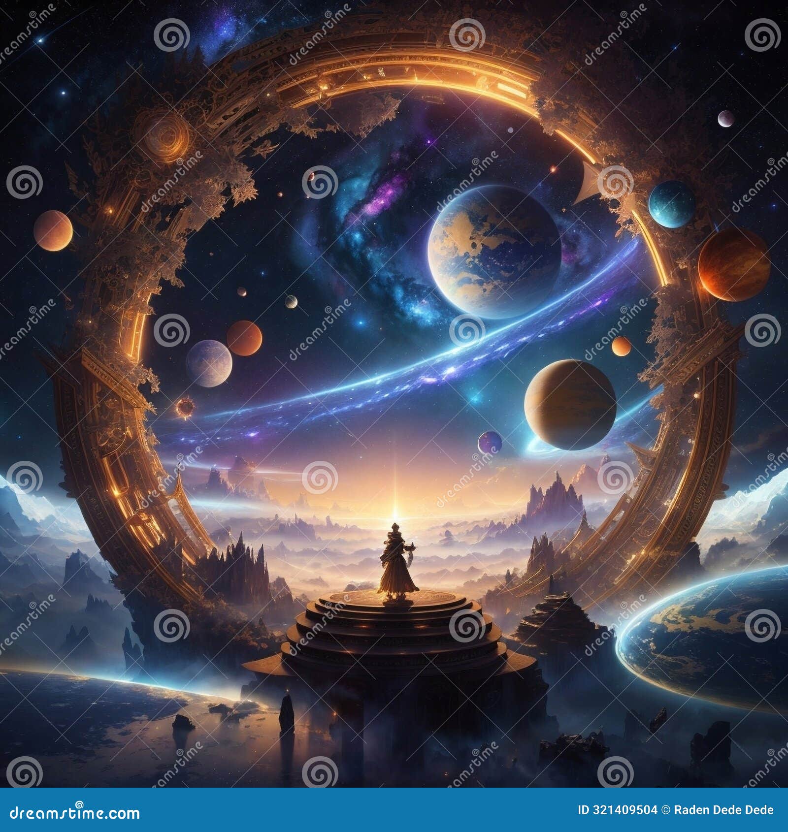 Explore a Multi Dimensional World Stock Photo - Image of space ...