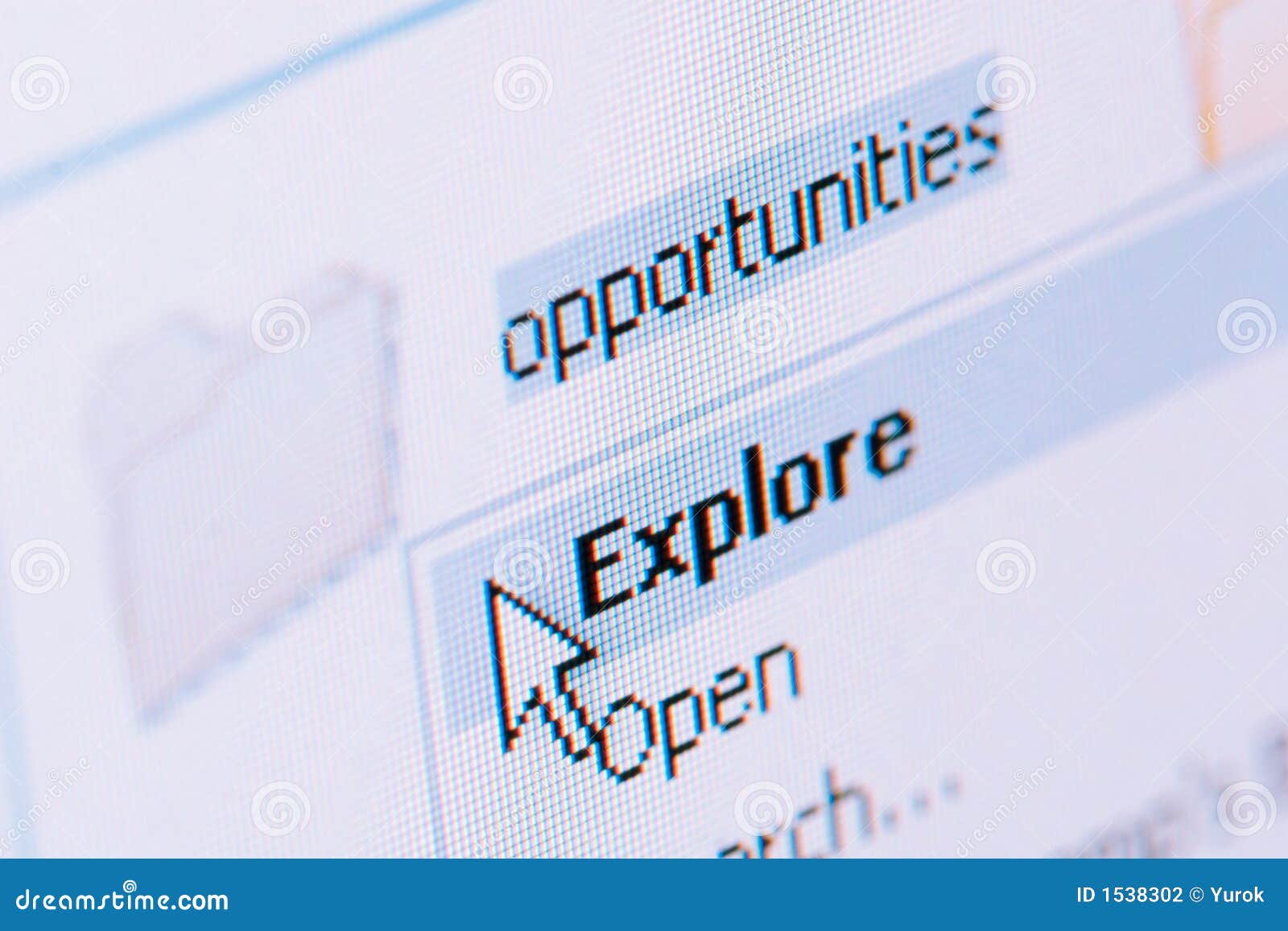 Explore opportunities stock photo. Image of open, close - 1538302