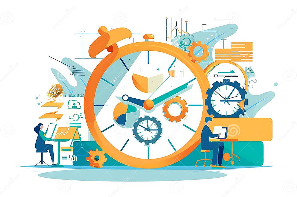 "Business and Productivity Scene: Visual Representation of Time in ...