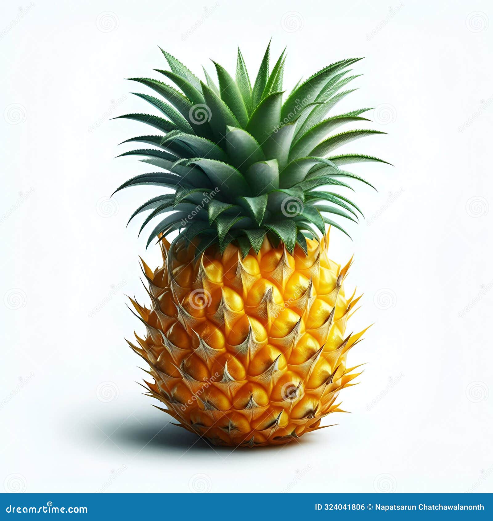 The Perfect Pineapple: Exquisite Beauty , Generative AI. Stock ...