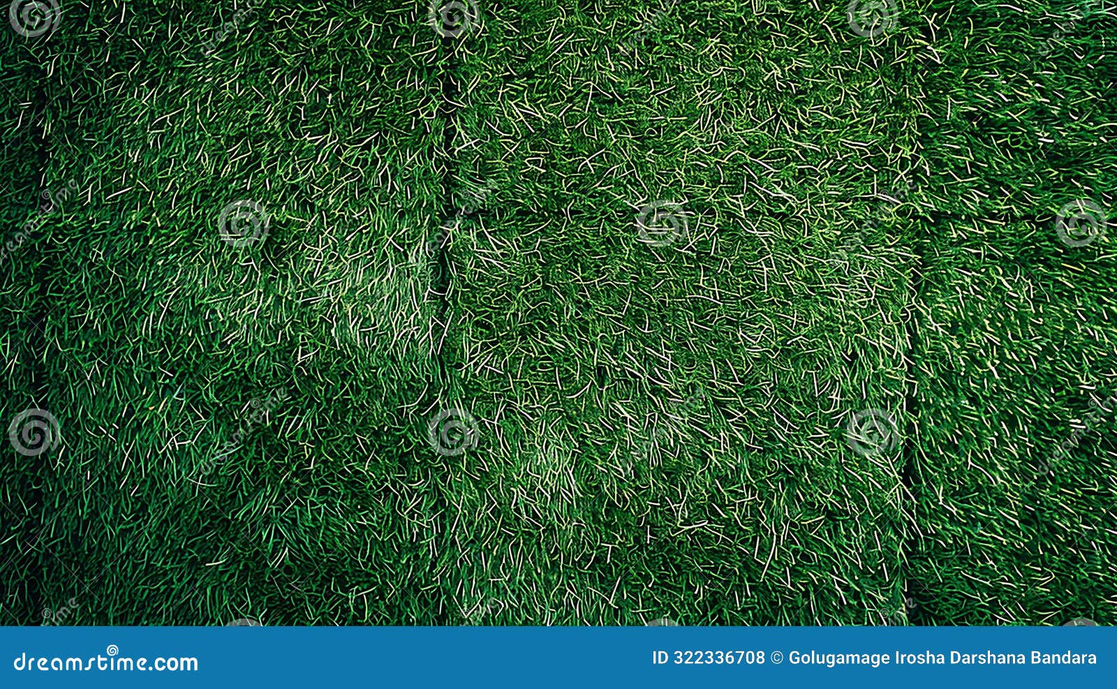 Seamless Artificial Green Grass Texture - Perfect Top View Background ...
