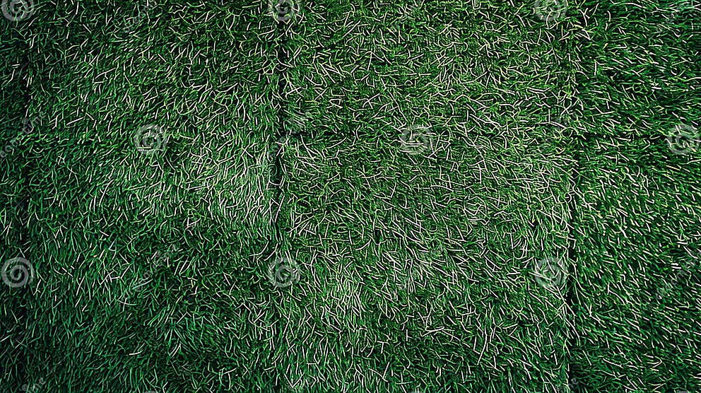 Seamless Artificial Green Grass Texture - Perfect Top View Background ...
