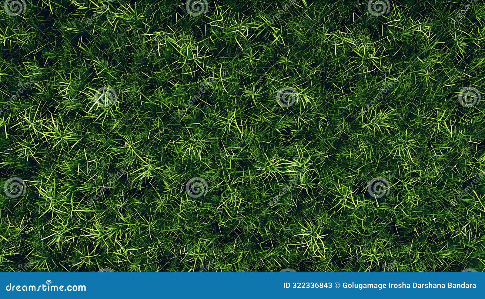 Seamless Artificial Green Grass Texture - Perfect Top View Background ...