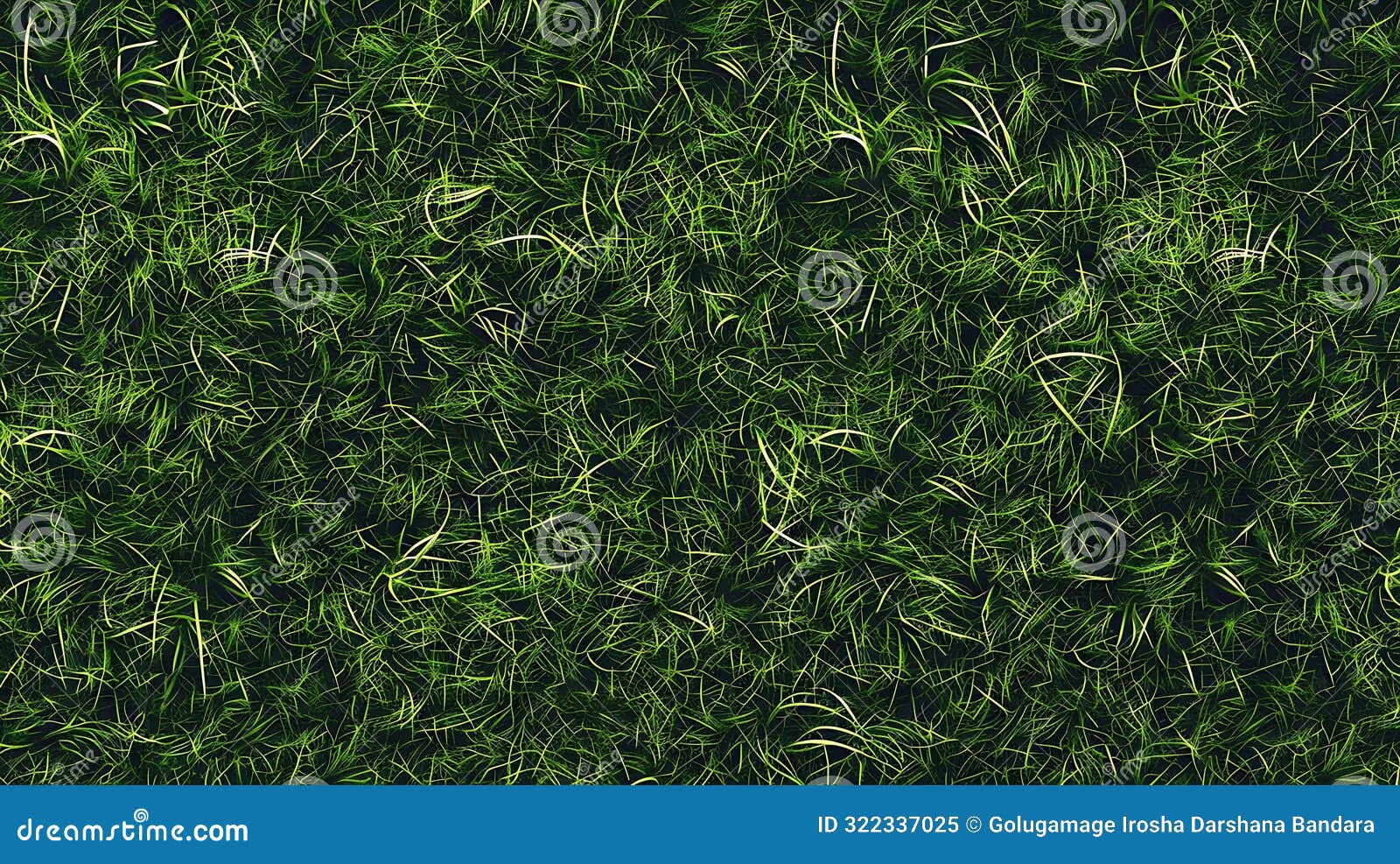Seamless Artificial Green Grass Texture - Perfect Top View Background ...