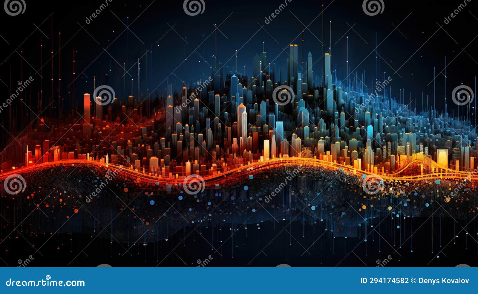 Explore the Power of Big Data Striking Image. Generative AI Stock Photo ...