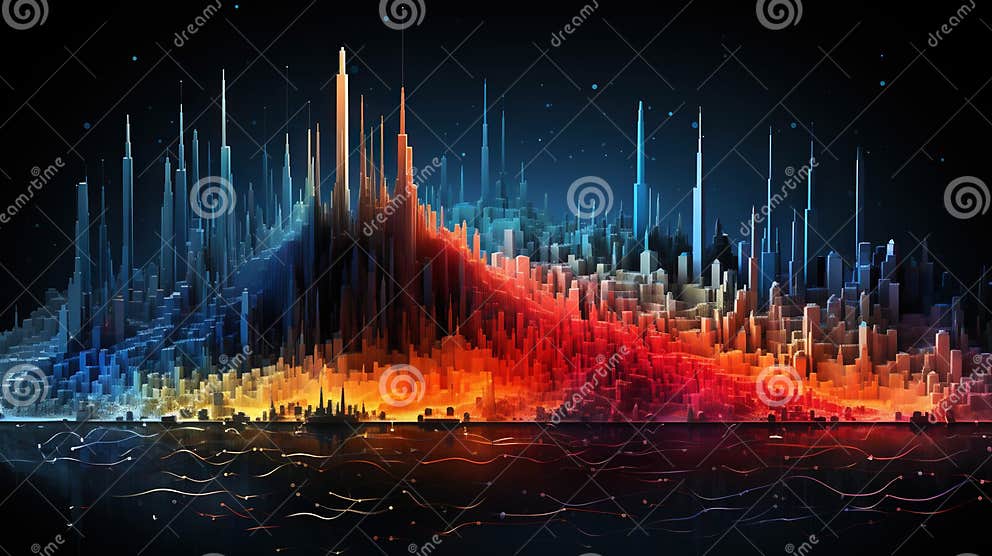 Explore the Power of Big Data Striking Image. Generative AI Stock Photo ...