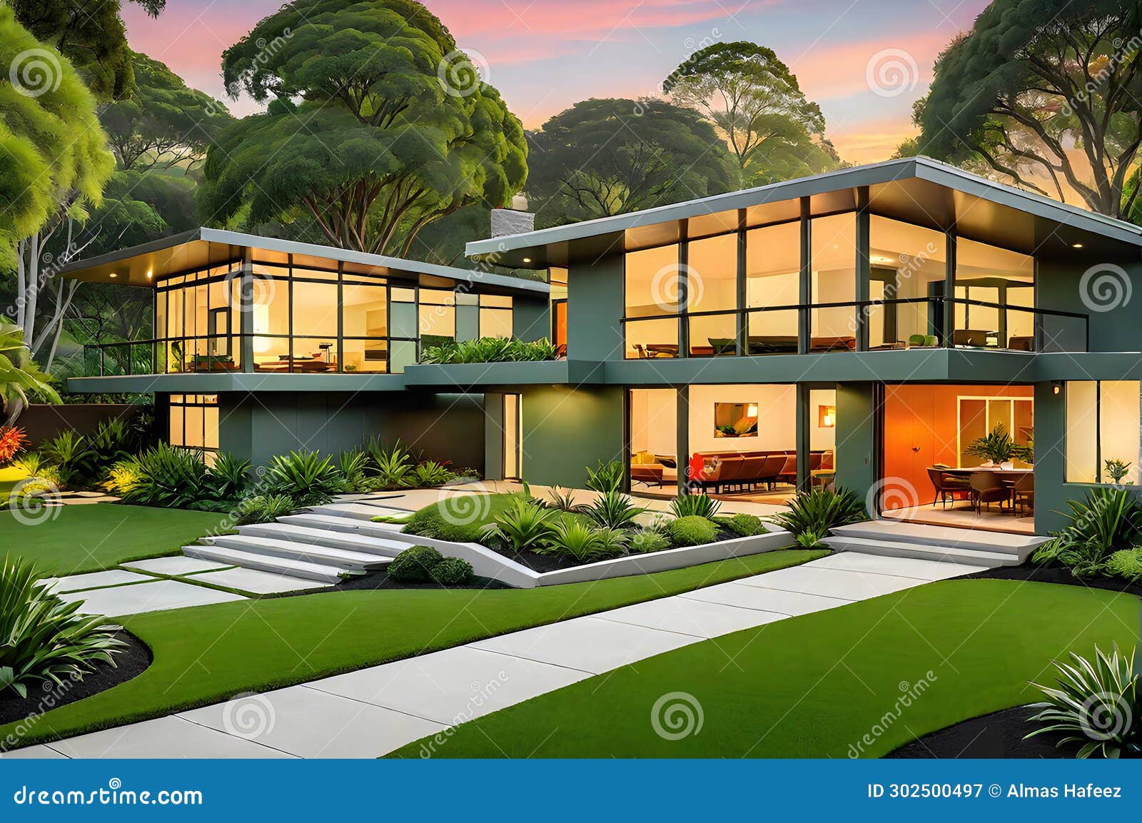 Home Designs Exterior of Outer Building Depicting Real Estate Concept ...