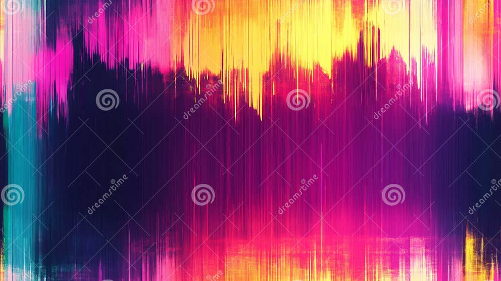 Explore Retro VHS Scanlines Combined with Vibrant Pixel Glitch Effects ...