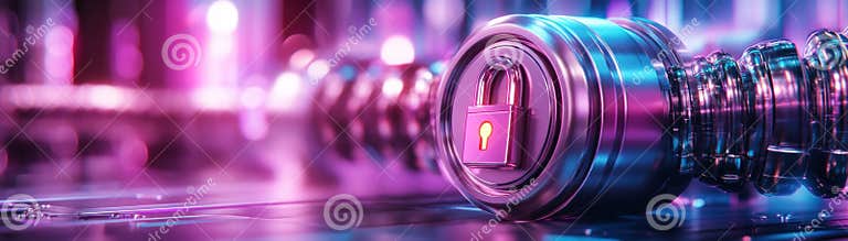 Explore Robust Data Security with a High-tech Data Vault, Featuring a ...