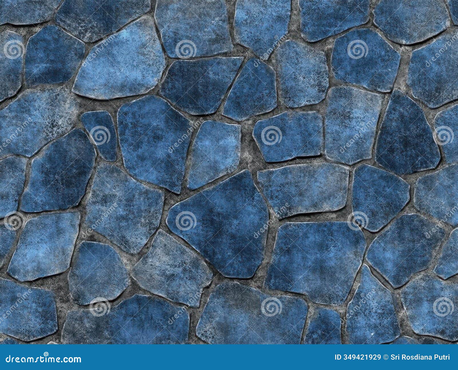 Explore A Seamless Blue Stone Texture Stock Image | CartoonDealer.com ...
