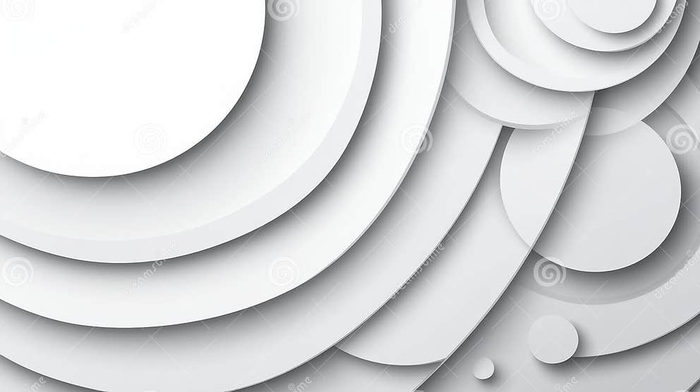 Explore a Sleek Modern Abstract Design with Elegant Circular Forms in a ...