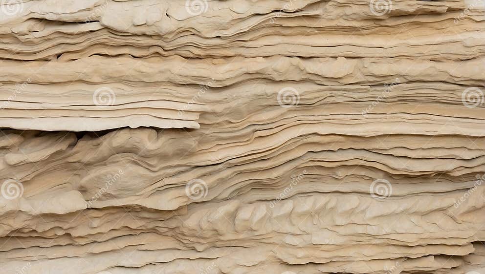 Stratified Elegance: Limestone Sedimentary Patterns. AI Generate Stock ...
