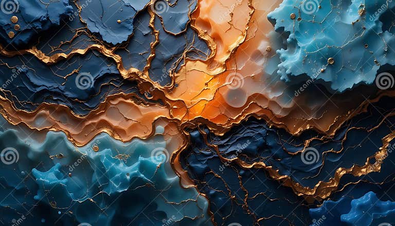 Rich Abstract Texture Background: Depth and Colorful Patterns Stock ...