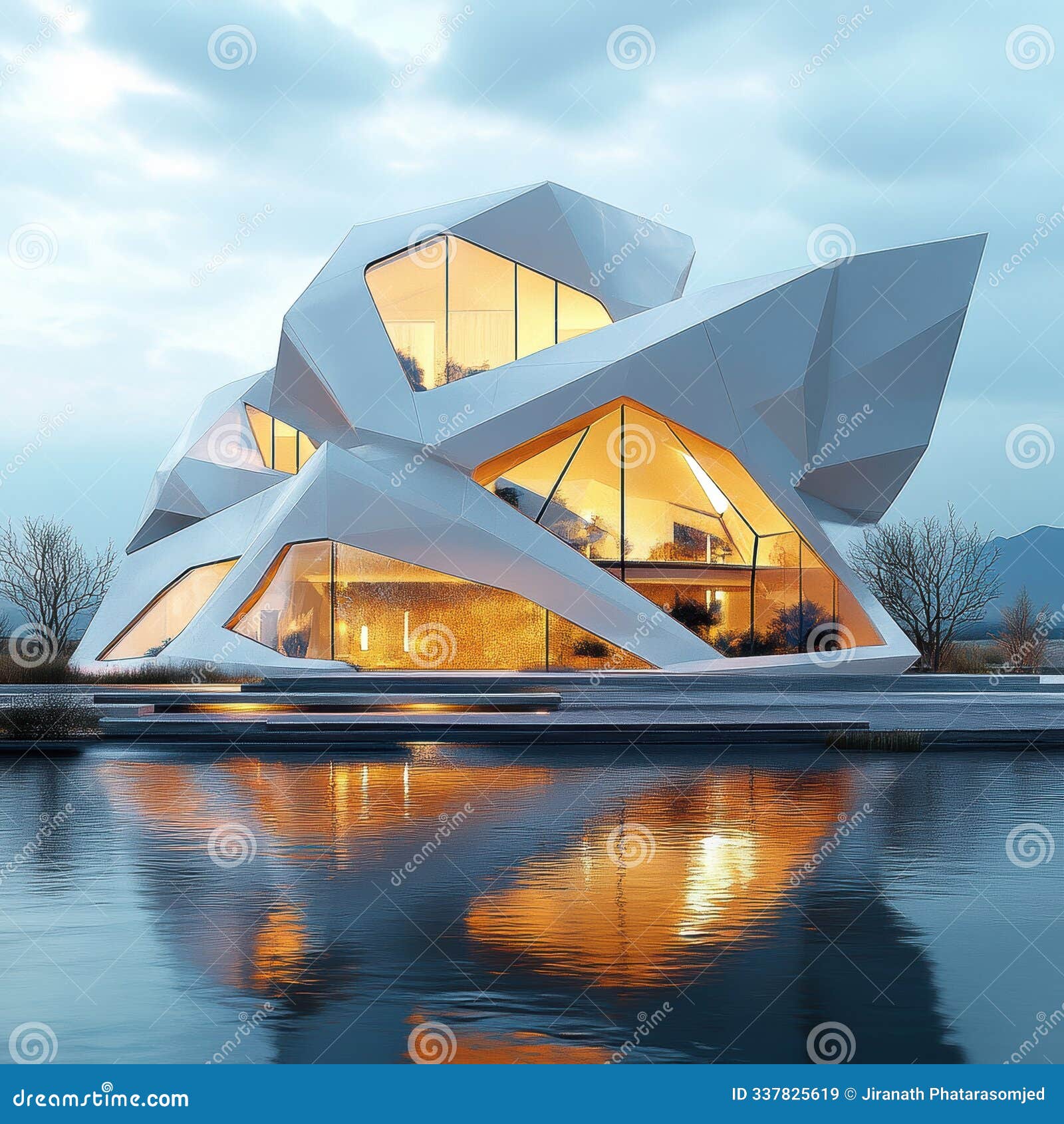 Architectural Visualization: Detailed Cross-section Of A Contemporary ...