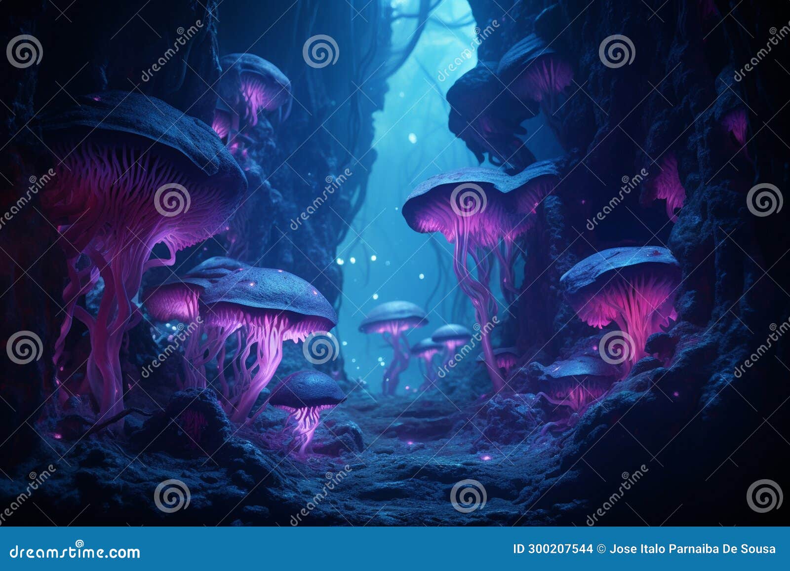 Explore A Subterranean World Where Stock Illustration Illustration Of Alien Subterranean