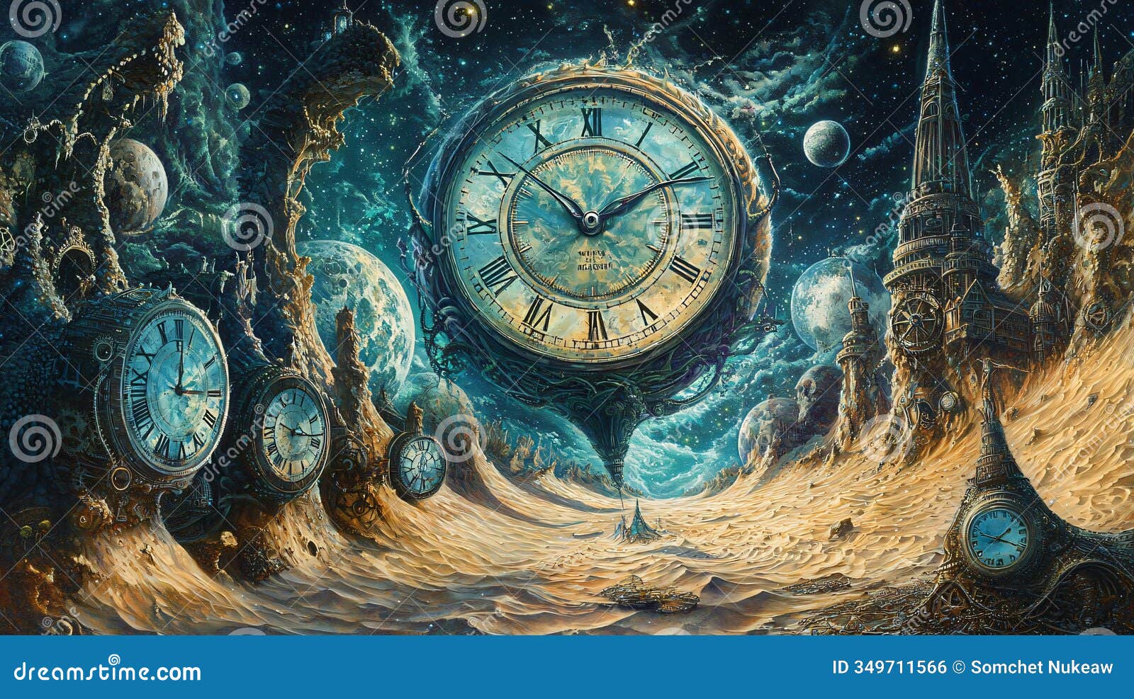 Explore the Surreal Interpretation of Time and Dimension in a Dreamlike ...