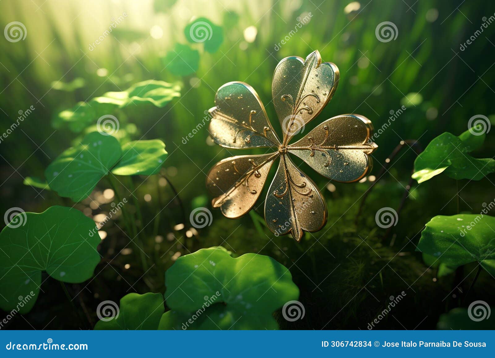 Explore the Symbolism of Clover in Different. Generative Ai Stock ...
