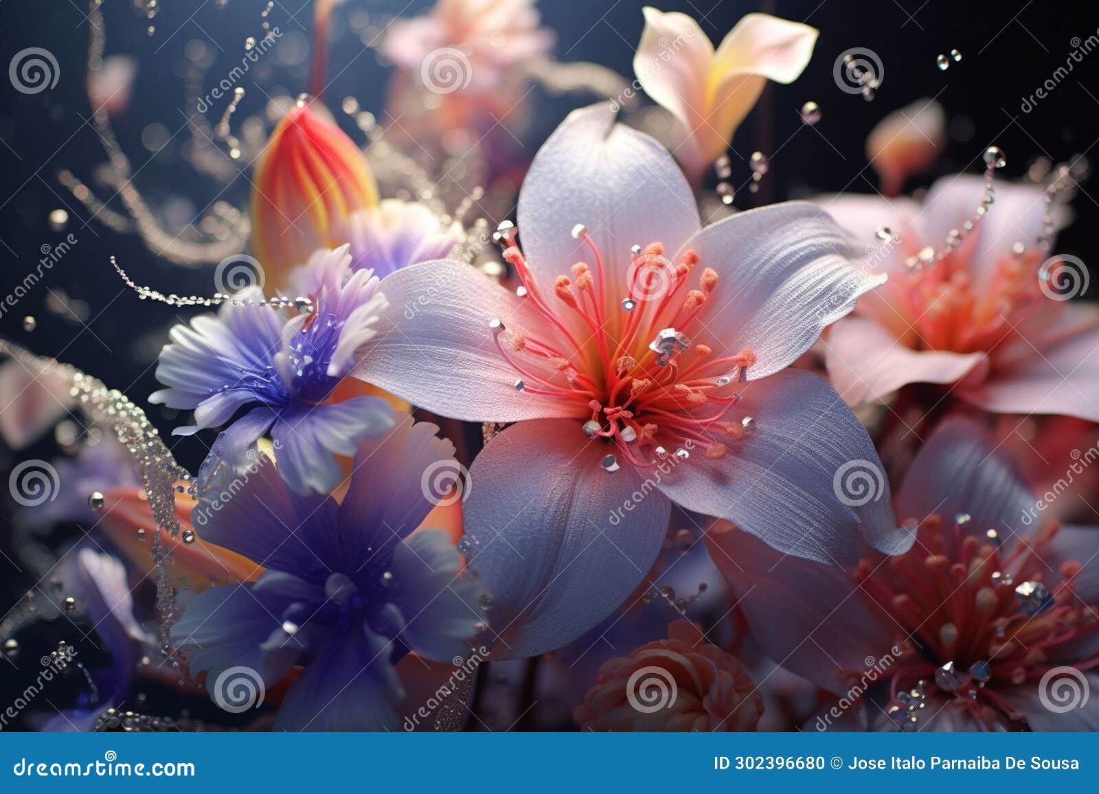 Explore the Symbolism of Different Flowers in Stock Photo - Image of ...