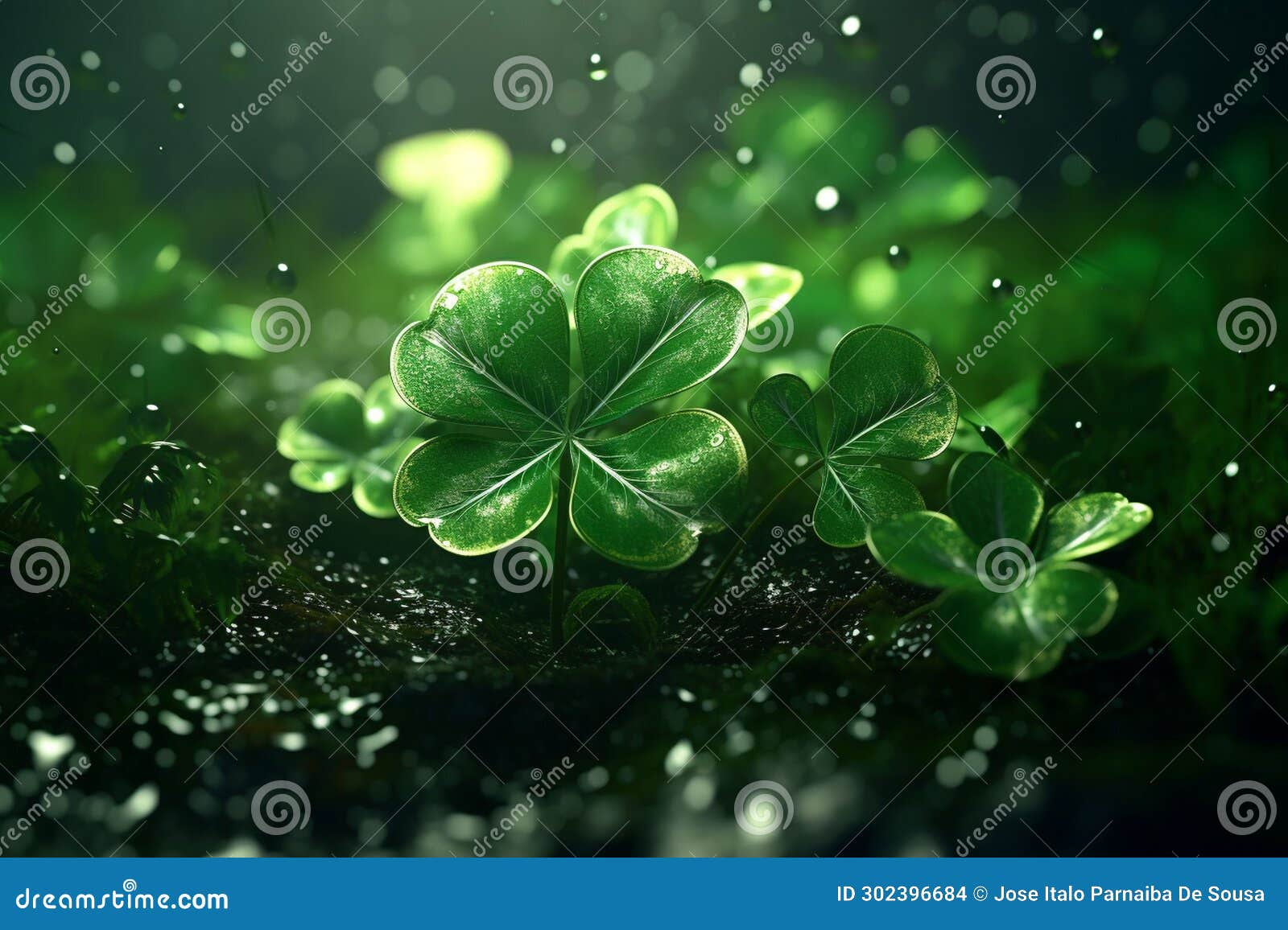 Explore the Symbolism of Shamrocks in Different Stock Photo - Image of ...