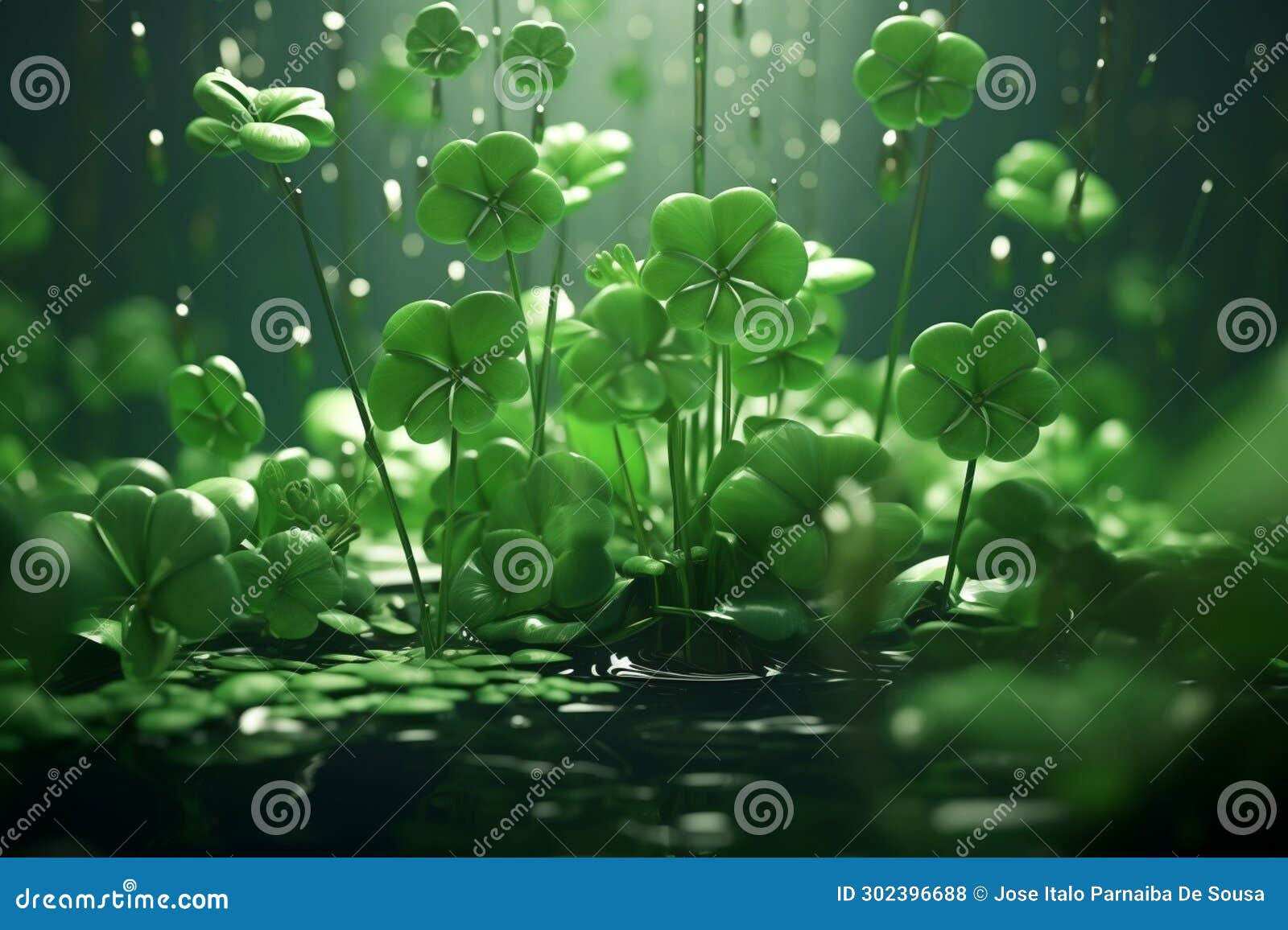 Explore the Symbolism of Shamrocks in Different Stock Photo - Image of ...
