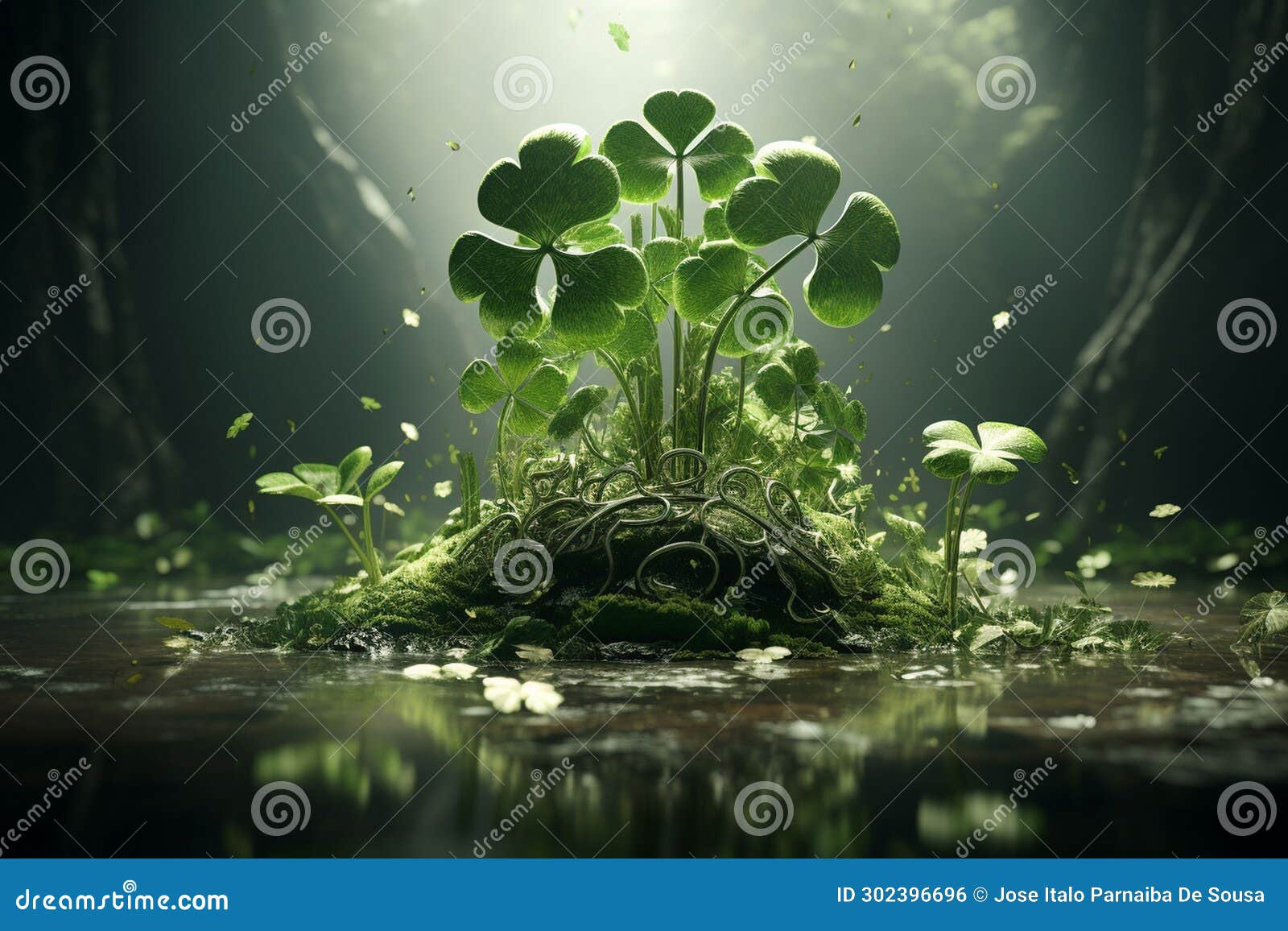 Explore the Symbolism of Shamrocks in Different Stock Photo - Image of ...
