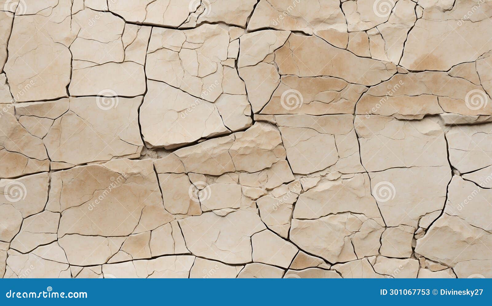 Symmetrical Fissures: Limestone Linear Pattern. AI Generate Stock ...