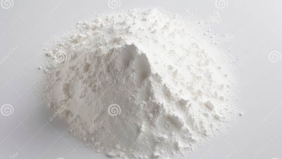 Explore the Textures of White Powdery Substance. Stock Photo - Image of ...