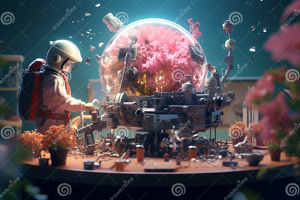 Explore the Theme of Springtime Innovation with. Generative Ai Stock ...