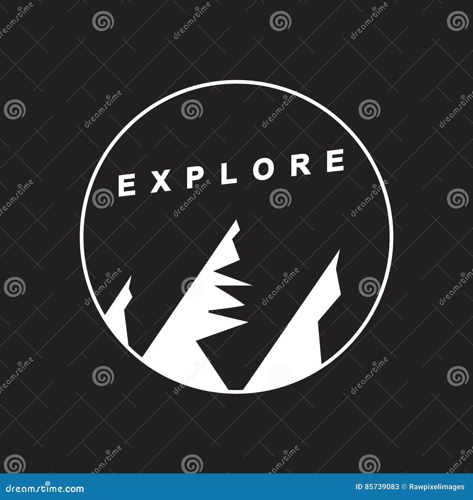 Explore Travel Graphic Icon Concept Stock Vector - Illustration of ...