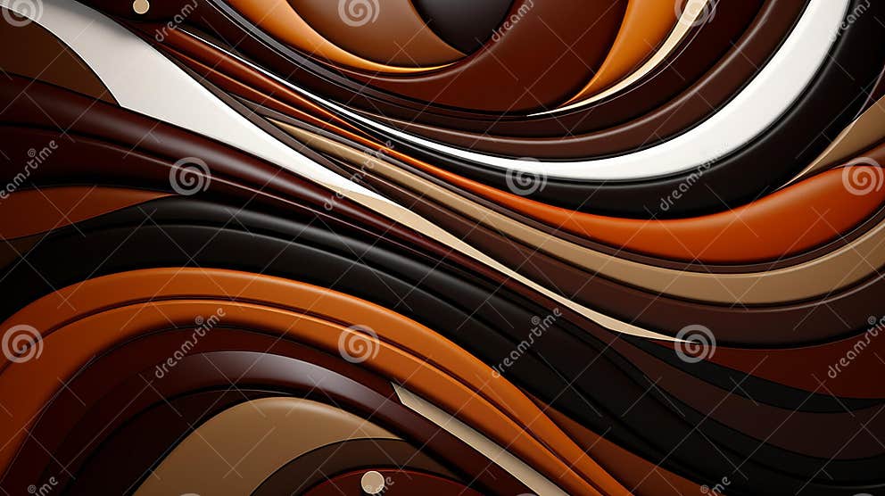 Explore Unique and Intricate Earthtone Stripe Patterns in Detailed Flat ...