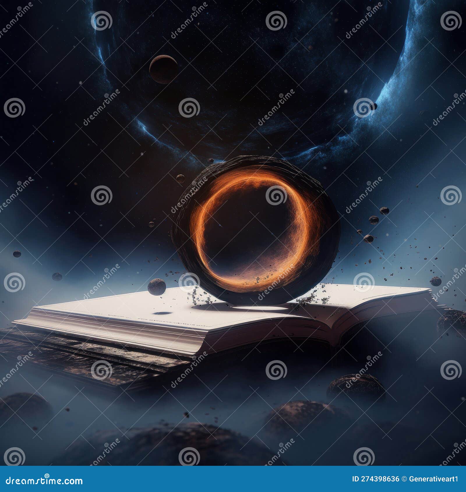 Cosmic Open Space Lineart Minimal Vector Iconset On Multicolor ...