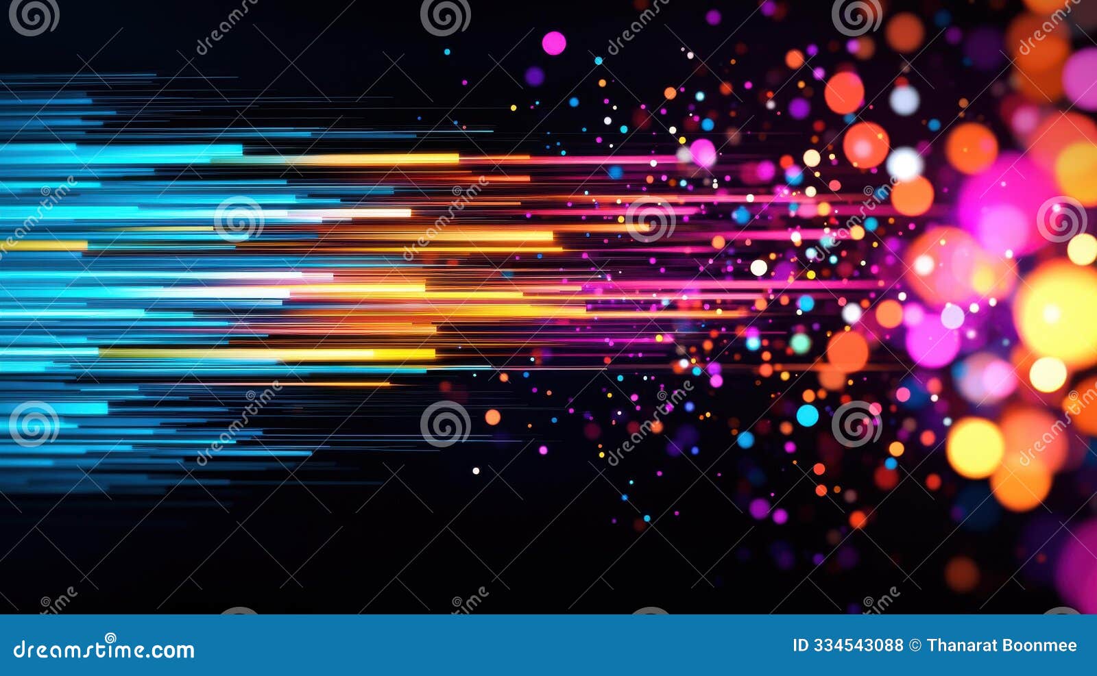 Explore a Vibrant Animated Wallpaper Featuring Colorful Lines that ...