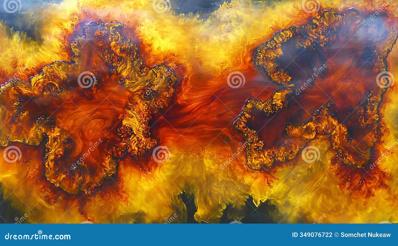 Explore the Vibrant Beauty of Abstract Art with Striking Fire-inspired ...