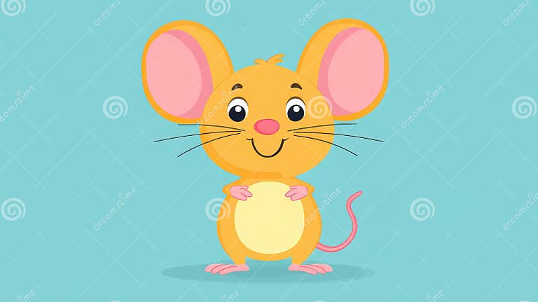 Explore Vibrant D Animations Featuring a Charming Mouse, Set Against a ...