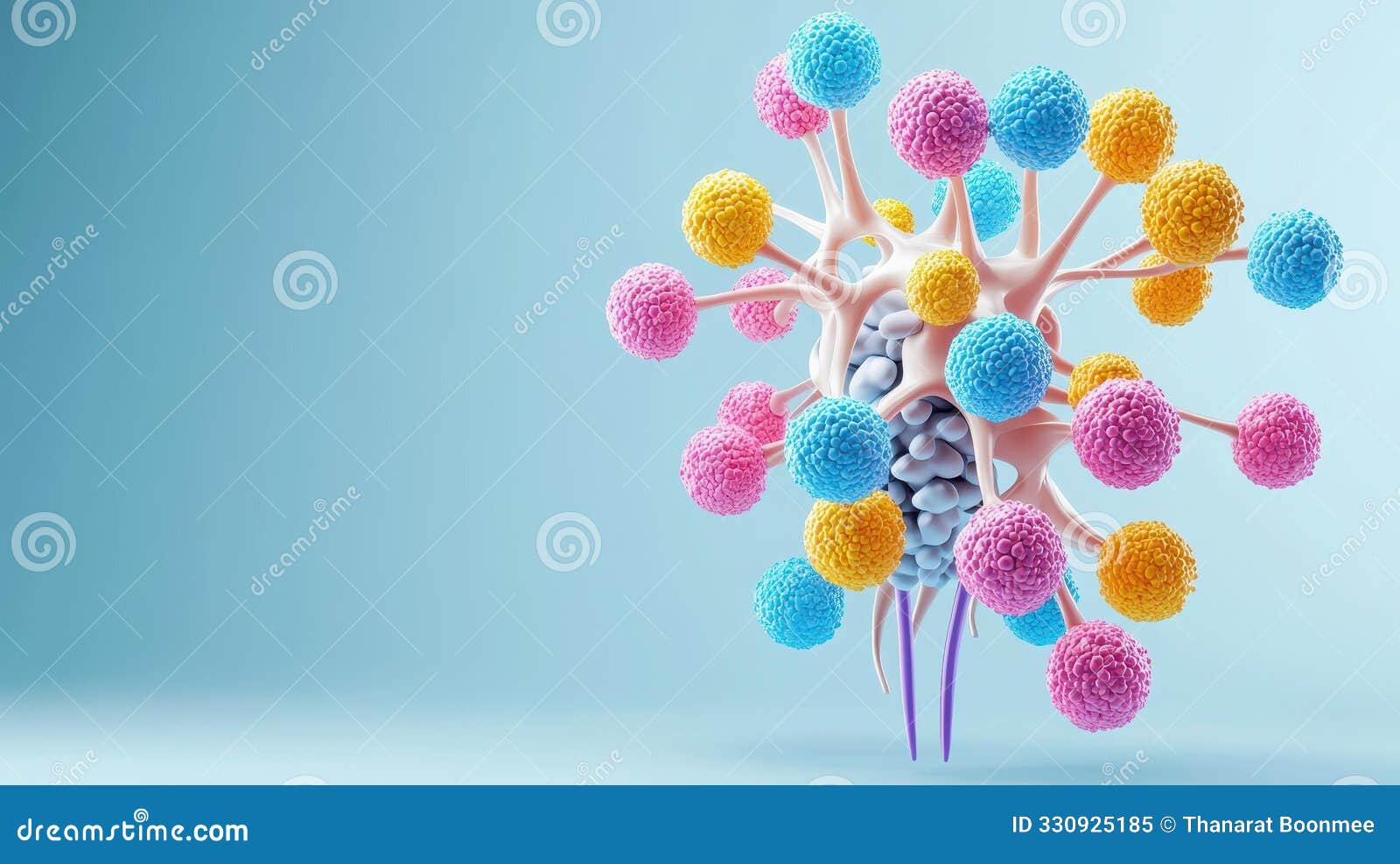 Explore A Vibrant 3D Render Illustrating The Structure And Function Of ...