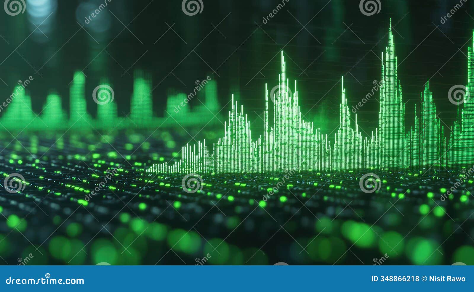 Vibrant Digital Ecosystem Dashboard with Monitoring Elements and ...