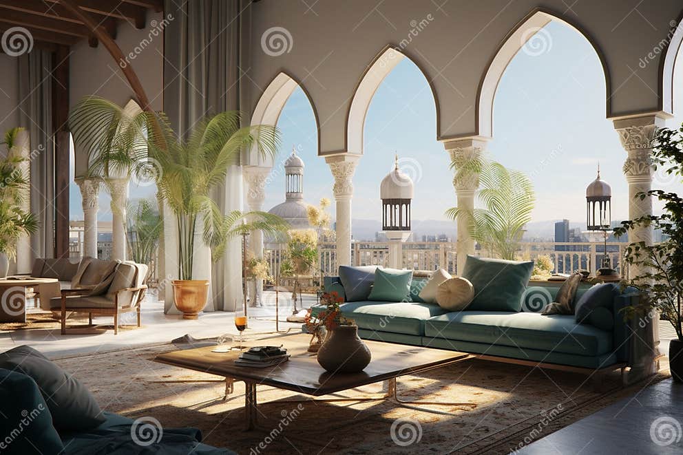 Explore the Visual Representation of Islamic. Generative Ai Stock ...