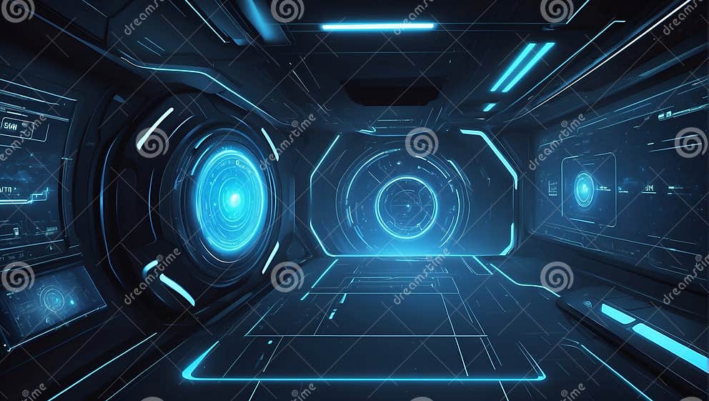 VR Frontier: a Seamless Fusion with Sci-fi Web Elements. Ai Generated ...