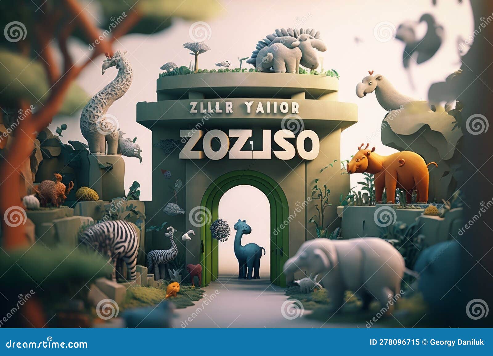 Ic ExperienceWhimsical Imaginary Zoo: Epic Hyper-Detailed Cinematic ...